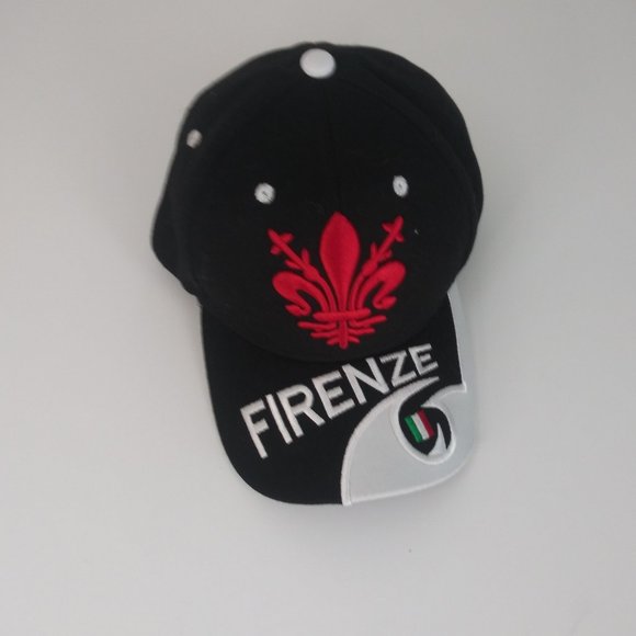 Made In italy | Accessories | Firenze Ball Cap Black Red White ...